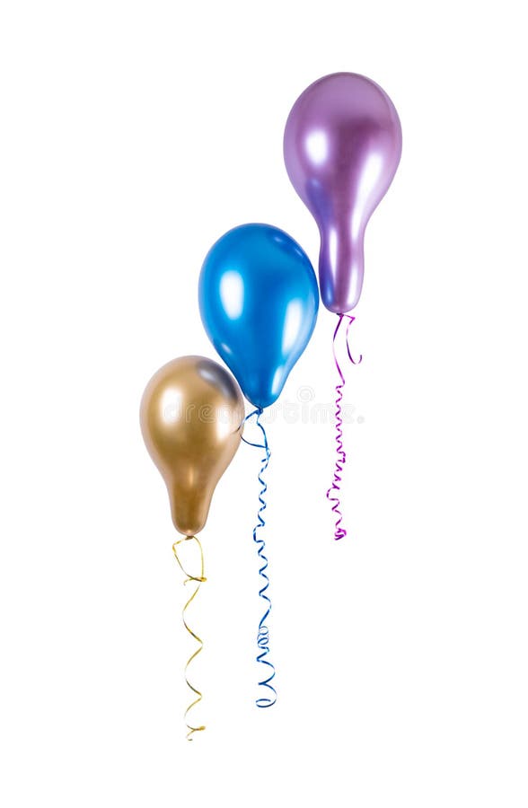 Coloration Balloons Isolated Stock Image - Image of blue, carnival ...