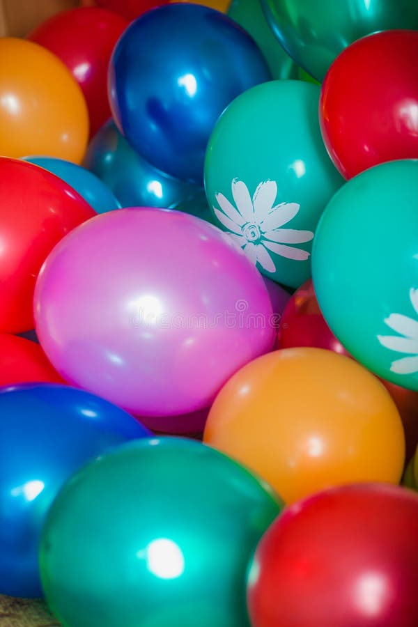 Balloons of many colours stock photo. Image of multi - 40162100
