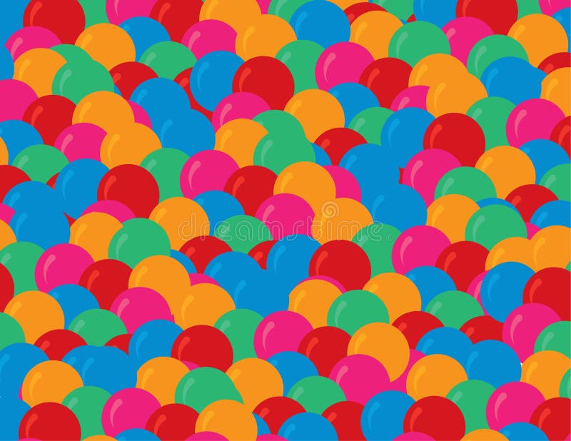 Balloons Many stock vector. Illustration of marbles, ball - 30457915