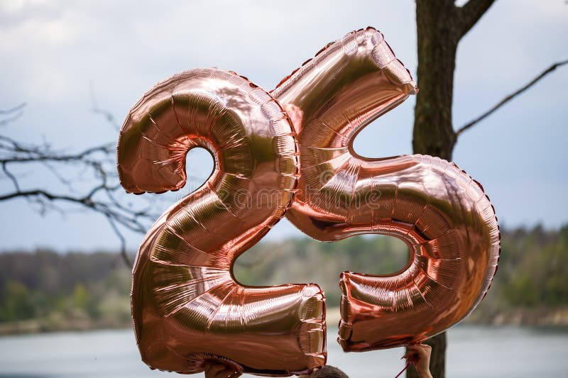 Balloons Numbers Twenty Five Nature Stock Photos - Free & Royalty-Free ...