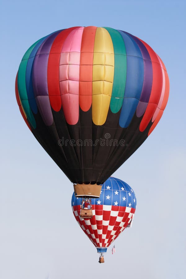Colorful Balloons Over Miami Florida Stock Image - Image of america ...