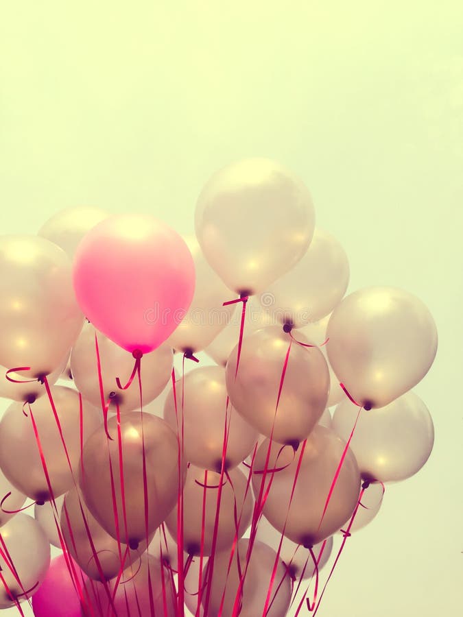 Balloons Party or Celebration Stock Photo - Image of float, anniversary ...