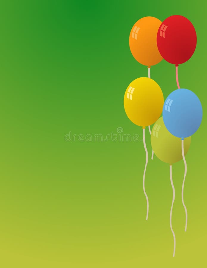 Balloons for party vector stock vector. Illustration of happiness - 5573396