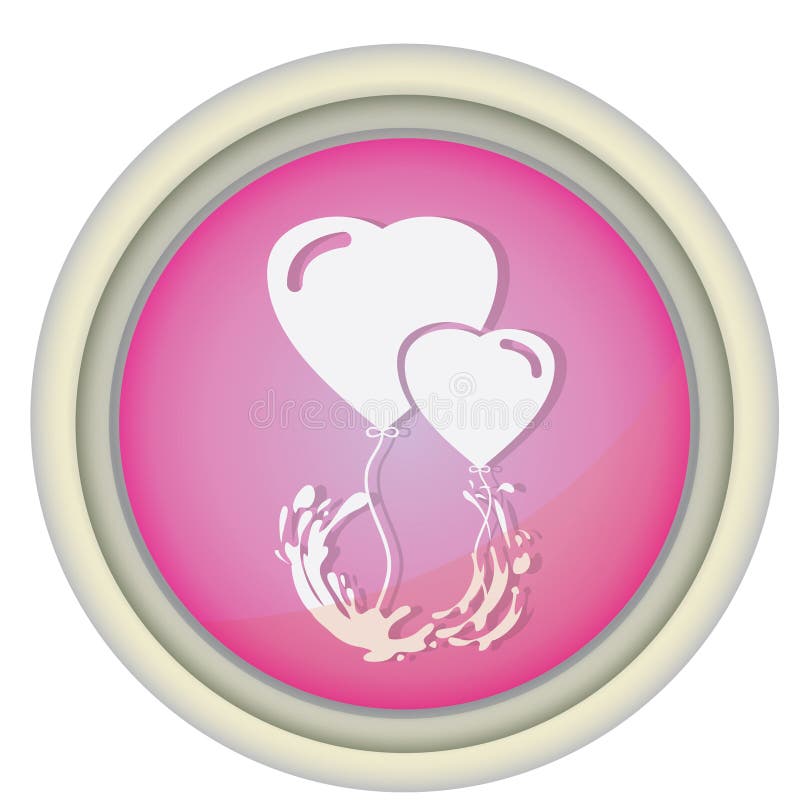 Balloons with Splashes. Vector Illustration Decorative Design Stock ...