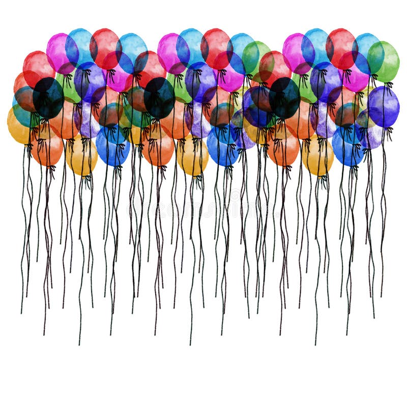 Balloons Texture Repeat Modern Pattern Design Stock Illustration ...