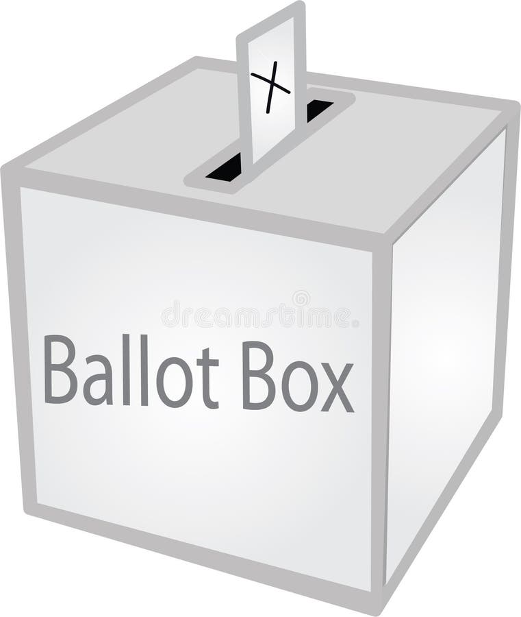 Ballot Box for a UK General Election Stock Vector - Illustration of ...