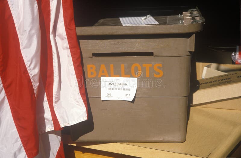 Ballot box editorial stock photo. Image of election, north - 26274783