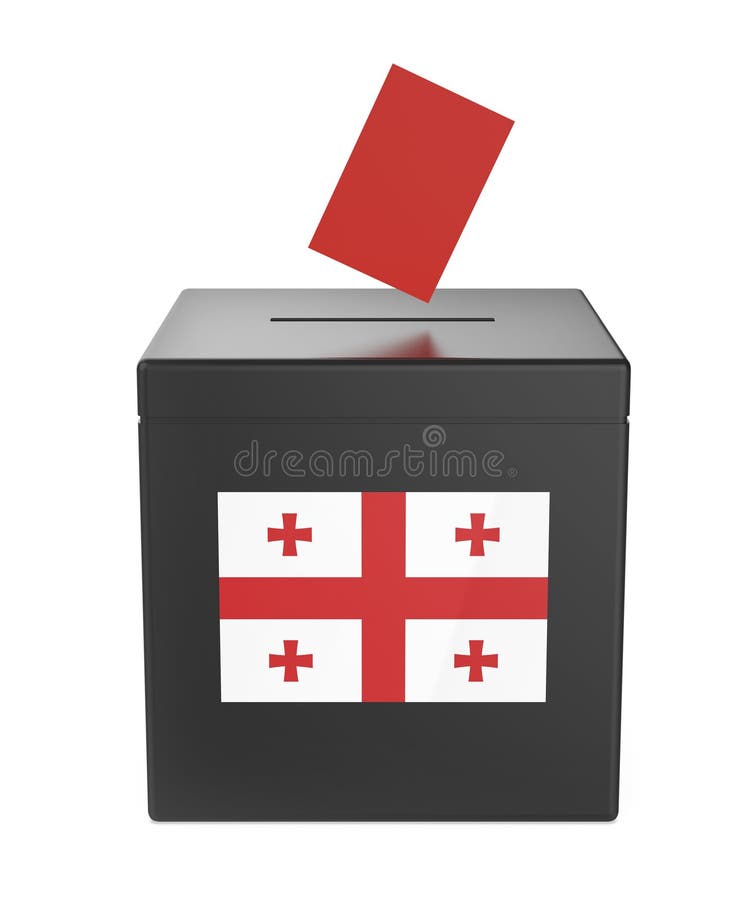 Concept Image for Elections in Georgia Stock Image - Illustration of ...