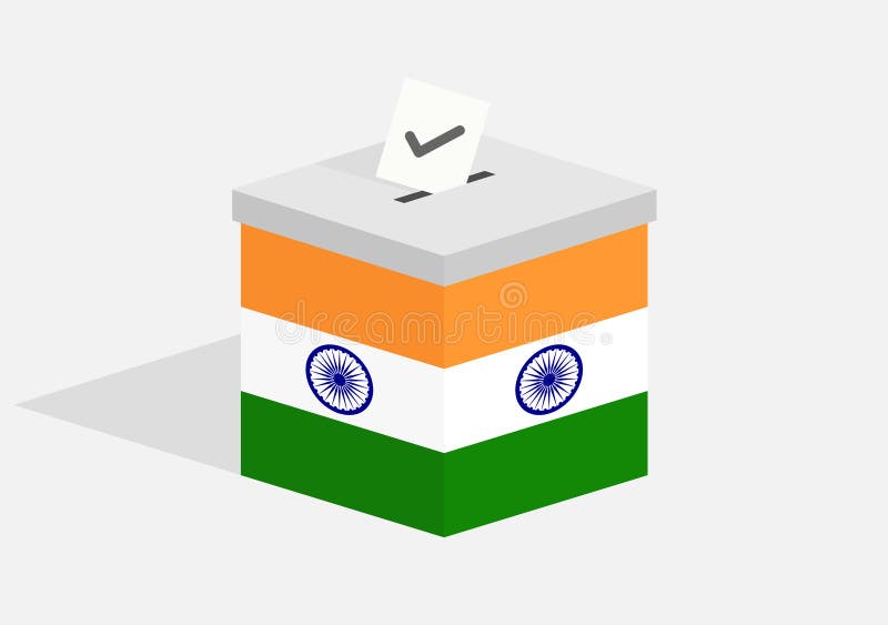 Election Vote Ballot Box Logo Stock Vector - Illustration of vector ...