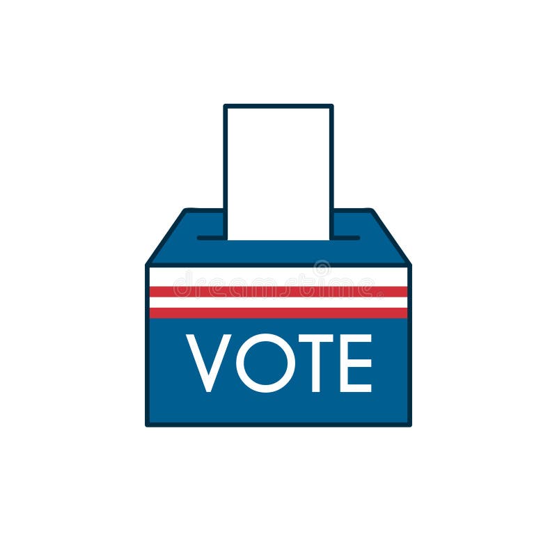 Ballot Box. Vector Illustration Decorative Design Stock Vector ...