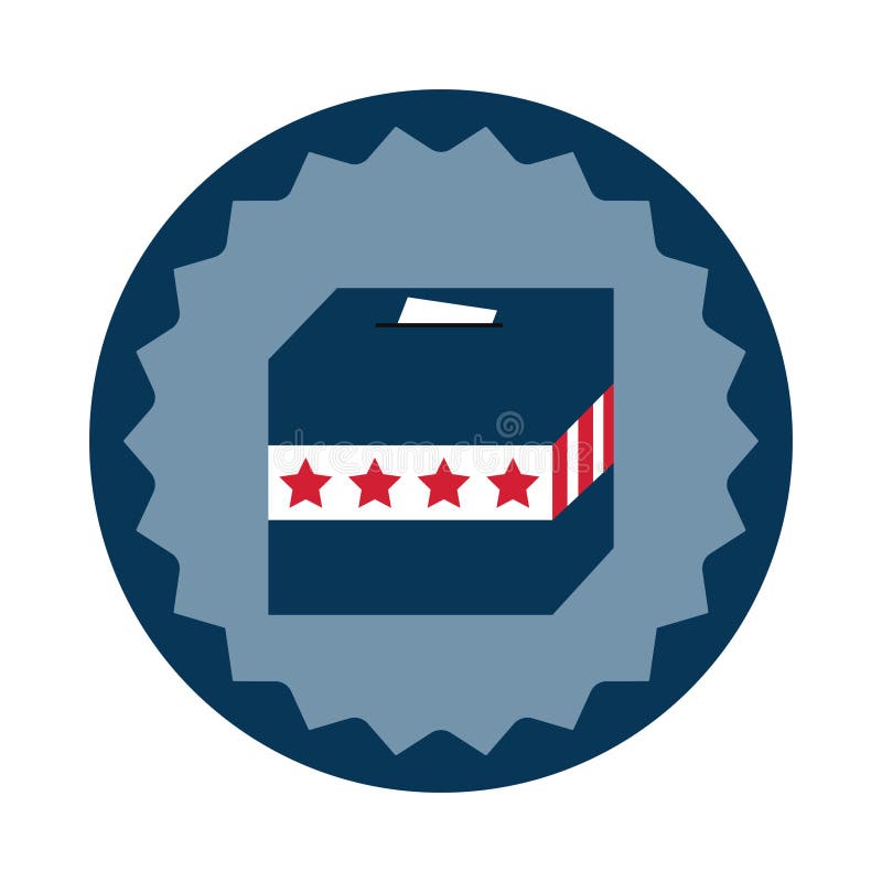 Ballot Box. Vector Illustration Decorative Design Stock Vector ...