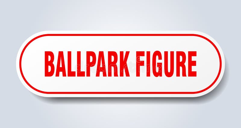 Ballpark Figure Stock Illustrations – 191 Ballpark Figure Stock ...