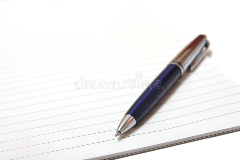 Ballpoint on paper stock photo. Image of single, instrument - 24990784