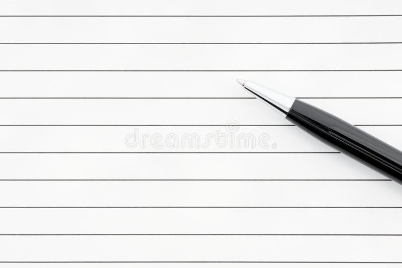 Post-it Notes And Ballpoint Pen Stock Image - Image of writing ...