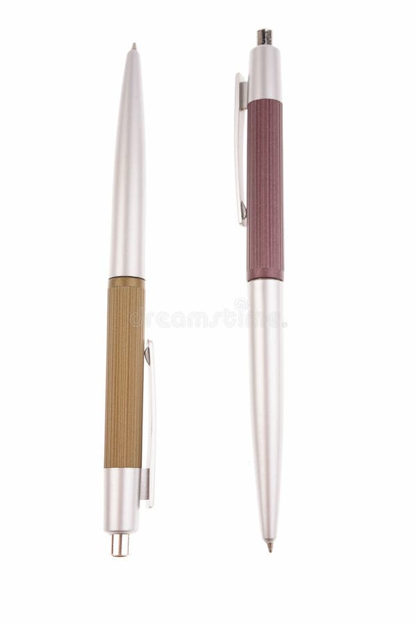 Ballpoint pens stock photo. Image of isolated, stationery - 7684792