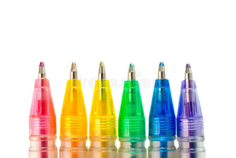 Ballpoint pens stock photo. Image of instrument, isolated - 30861028