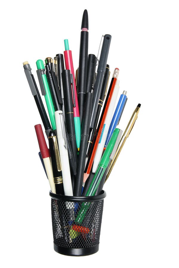 Bunch of Ballpoint Pens stock image. Image of choice - 18332235