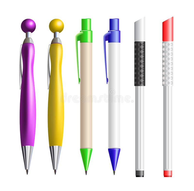 Six Pens Stock Illustrations – 18 Six Pens Stock Illustrations, Vectors ...
