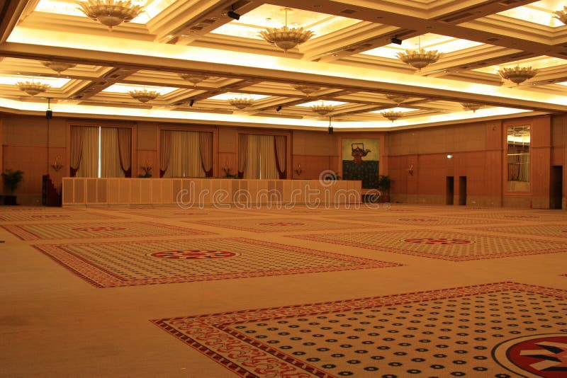 Hotel Ballroom view 2 stock photo. Image of yarrow, wedding - 1221732