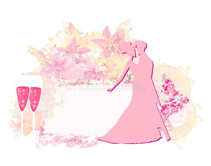 Ballroom Dancers - Invitation Stock Illustration - Illustration of ...