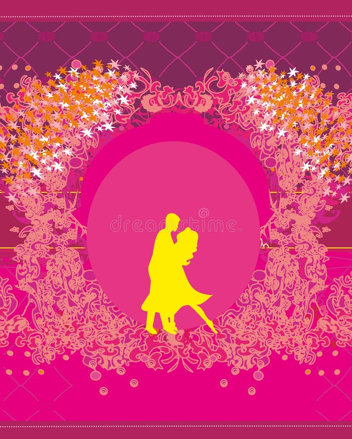 Ballroom Dancers - Invitation Stock Vector - Illustration of beautiful ...