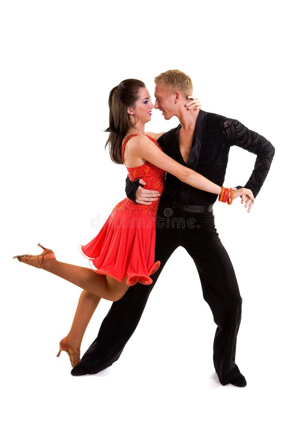 Two ballroom dancers stock image. Image of people, ballroom - 2282815
