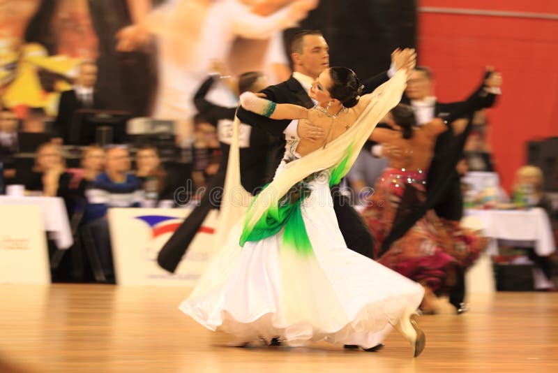 Ballroom Dancing Competition in Prague Editorial Image - Image of ckova ...