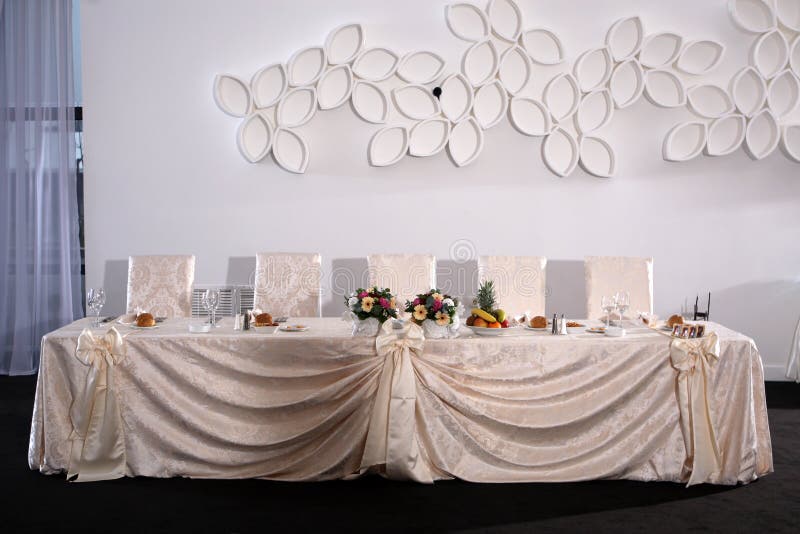 Ballroom stock photo. Image of arranged, presidium, tables - 38574386