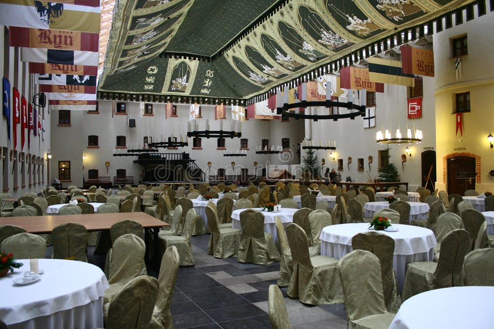 Ballroom in Ryn Castle editorial photography. Image of medieval - 33283637