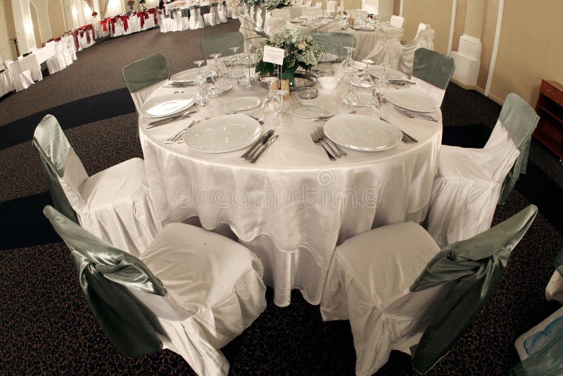 Ballroom table stock image. Image of bunch, lights, rooms - 9814409