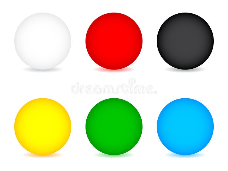 Colorful Balls Made of Lines Stock Vector - Illustration of spiral ...