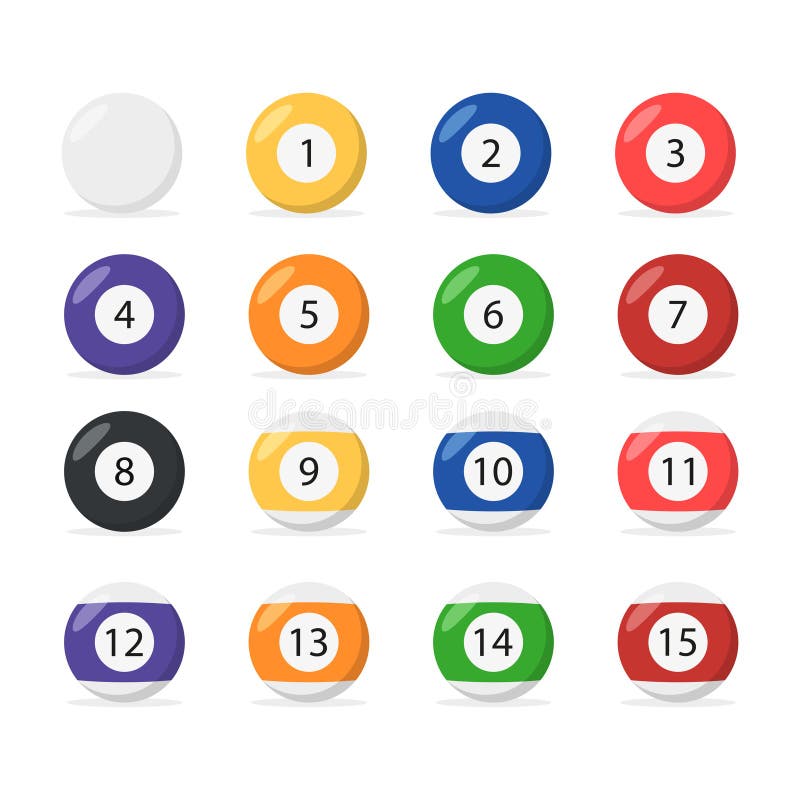 10 Ball Billiards Stock Illustrations – 115 10 Ball Billiards Stock ...