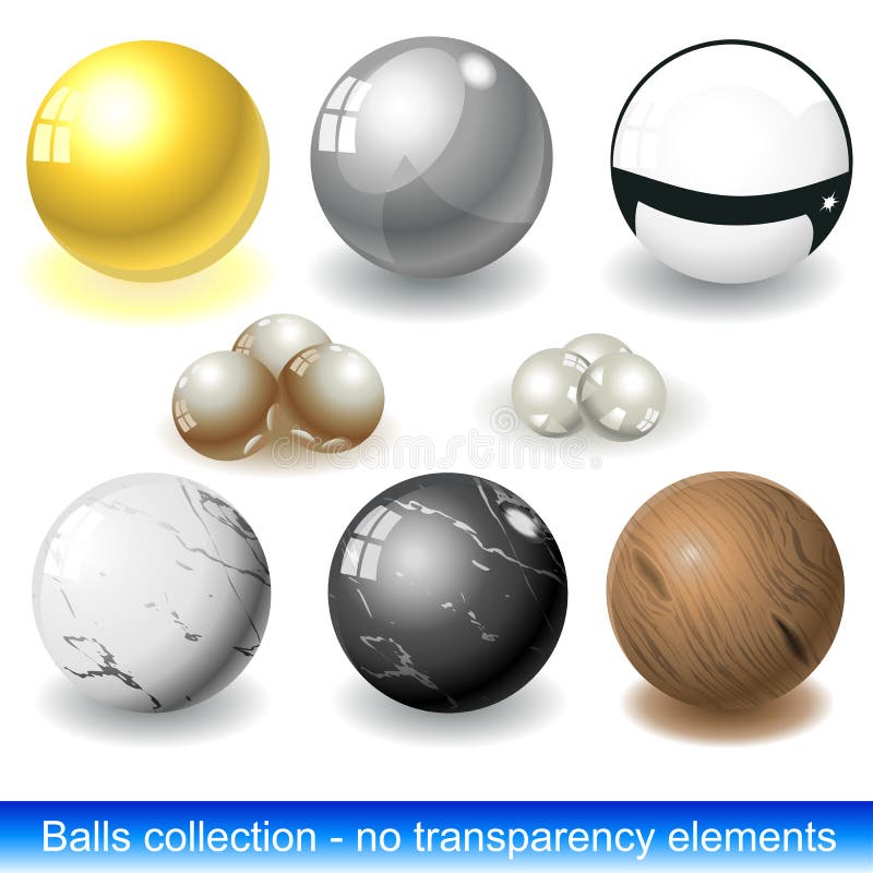 Balls collection stock vector. Illustration of magic - 24291103