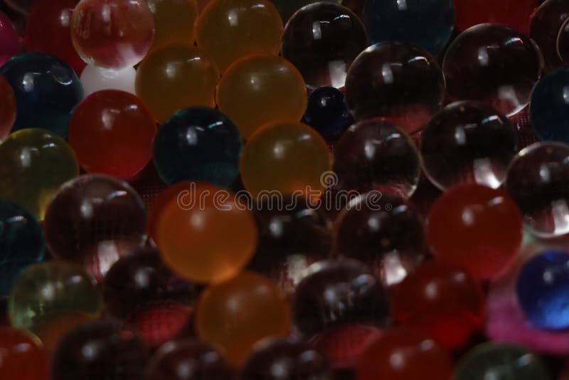 Balls of Different Colors Effect Stock Photo - Image of reflex, buttons ...