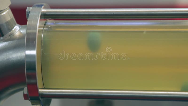 Balls Fluid Pipe stock video. Video of industrial, tube - 203374779