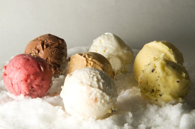 Balls of icecream stock image. Image of icecream, sweet - 22998491
