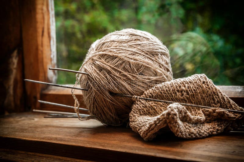 Balls of Knitting Threads. Knitting Stock Image - Image of thread ...