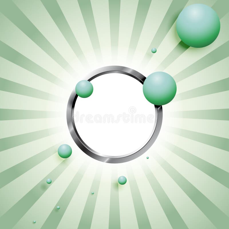 Balls and the metal ring stock vector. Illustration of eps10 - 41974091
