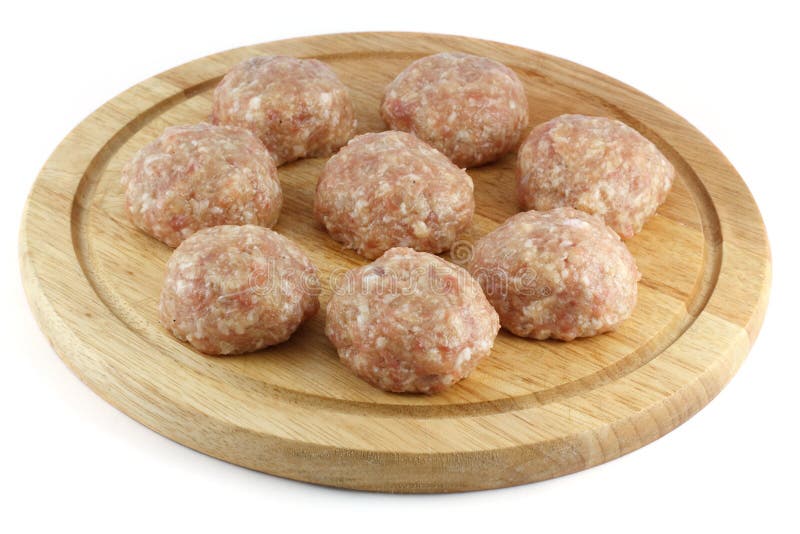 Balls of minced meat stock photo. Image of cutlet, allspice - 25853100