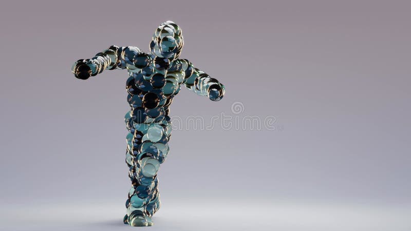 Balls Monster Dancing Clip Isolated. Loop Animation, House Dance Stock ...