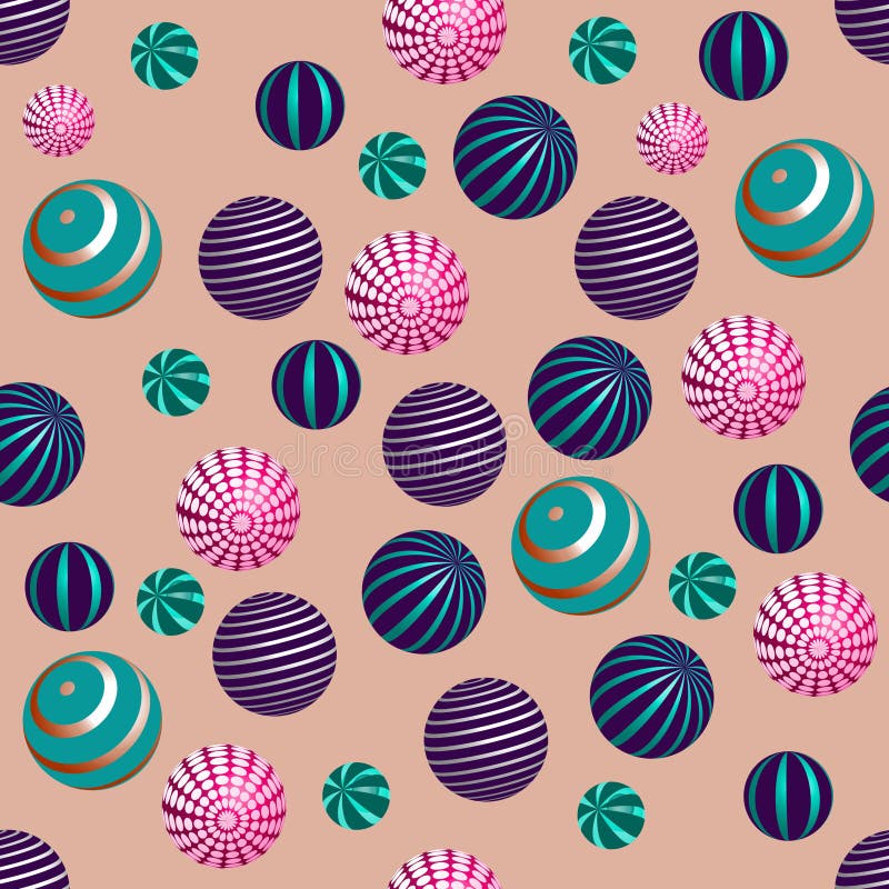 Balls pattern stock illustration. Illustration of seamless - 279173473