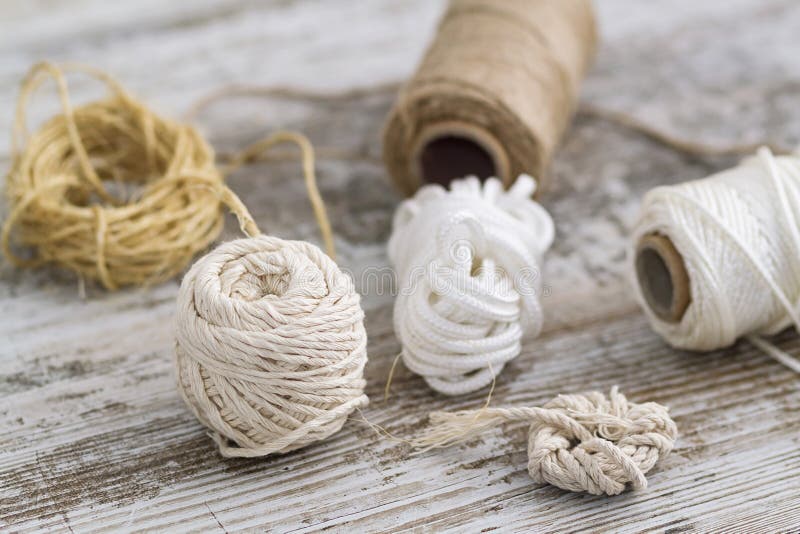 Balls of rope stock photo. Image of circle, brown, closeup - 197657662
