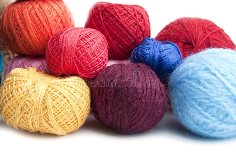 Balls of thead stock image. Image of conceptual, cotton - 18747239