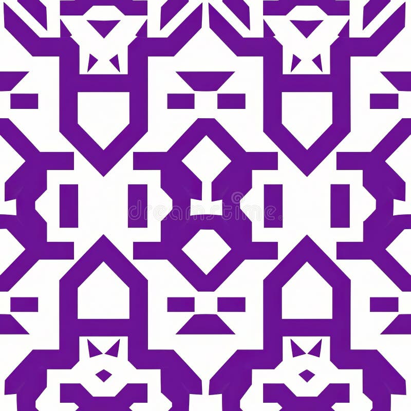 Retro Violet Colors on Solid White Background Design Stock Illustration ...