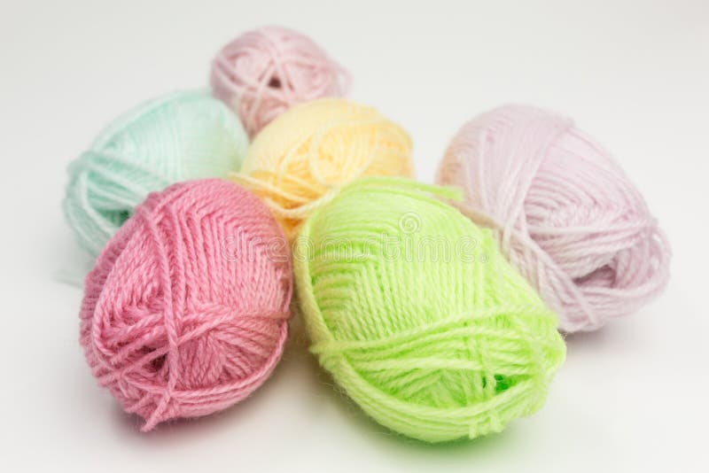 Balls of wool stock photo. Image of texture, acrylic - 150653920