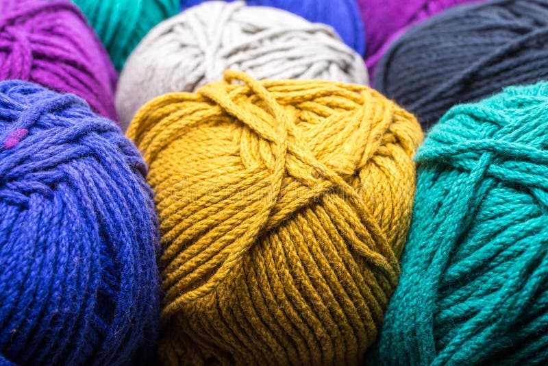 Balls of Yarn stock image. Image of white, wound, yarn - 33724757