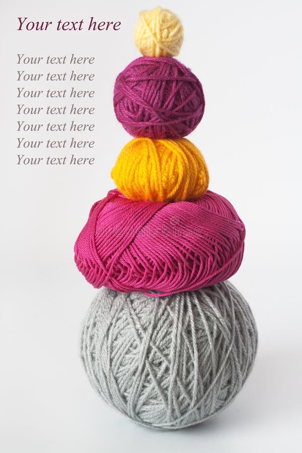 Balls of yarn for knitting stock photo. Image of ball - 19375260