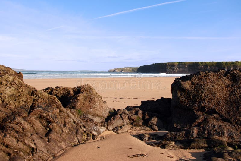 Ballybunion beach 1 stock photo. Image of peaceful, coastline - 6752248
