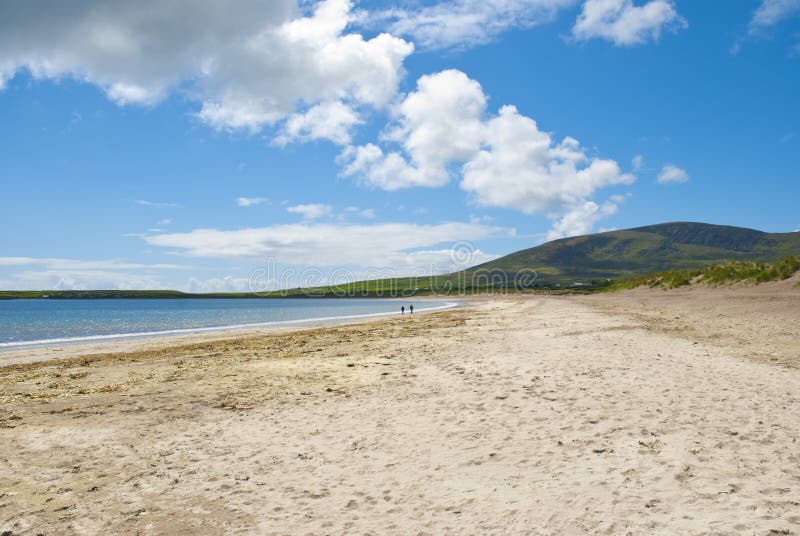 Ballybunion Beach in Co. Kerry Stock Photo - Image of coast, evening ...