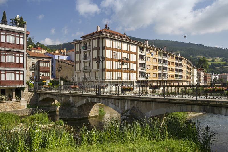 Balmaseda stock image. Image of bridge, architecture - 100366357